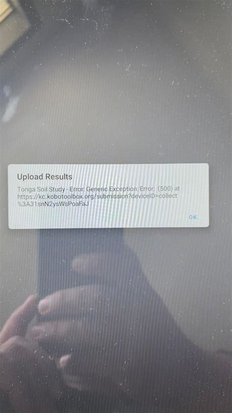 Error 500 Generic Exception While Submitting Data To Kobotoolbox Server