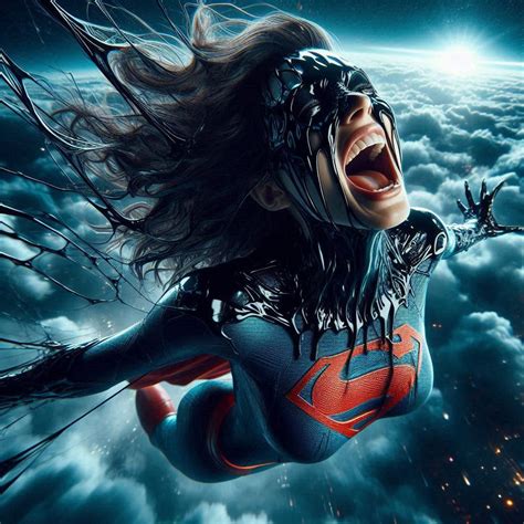 Venomized Supergirl By Cousture On Deviantart