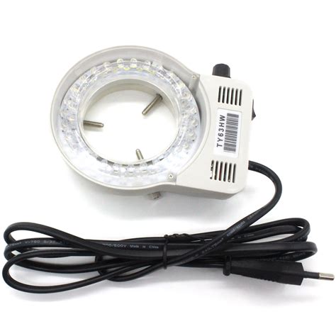 56pcs Led Light Source Microscope Ring Light Microscope Lamp Microscope Led Light Illuminator