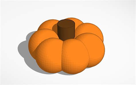 3d Design Pumpkin Tinkercad
