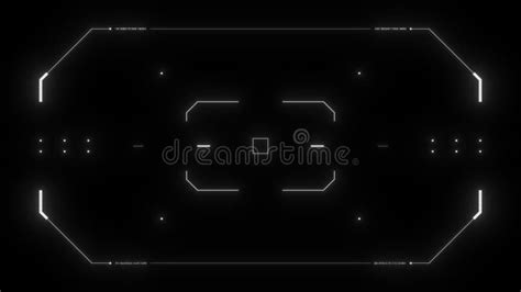 Hud Target Cyberpunk Aiming Drone Ui Futuristic Target Stock Footage Video Of Feedback