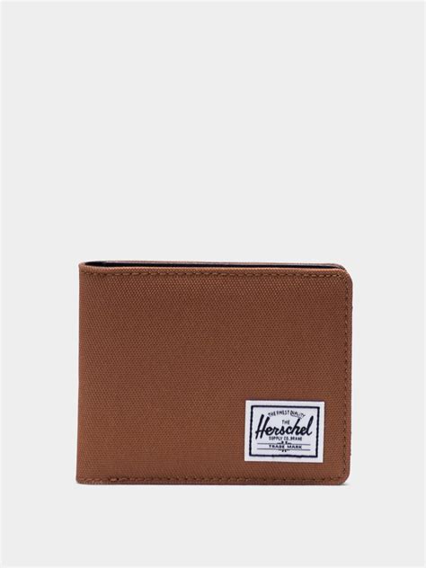 Herschel Supply Co Hank Rfid Wallet Brown Rubber
