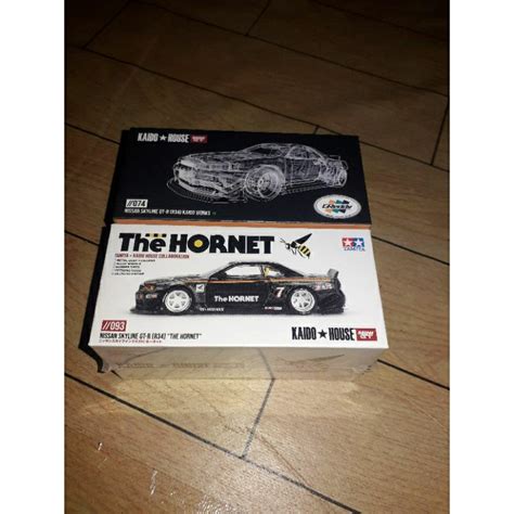 Mini Gt Kaido House Nissan Skyline R34 Greddy And Nissan Skyline R34