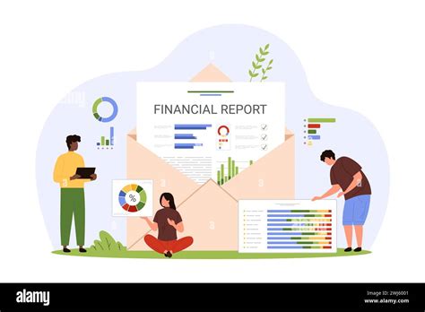 Financial Reports Analysis Accounting And Audit Consulting Tiny People Research Digital Graphs