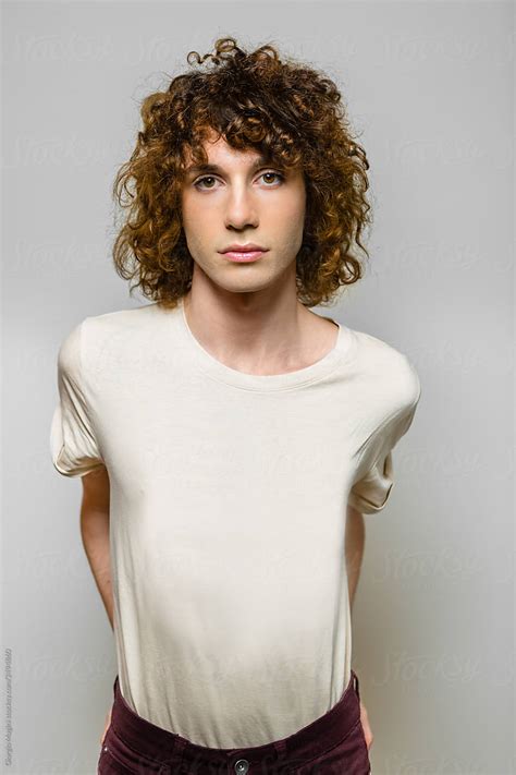 Young Man Portrait With Genderless Make Up By Stocksy Contributor Giorgio Magini Stocksy