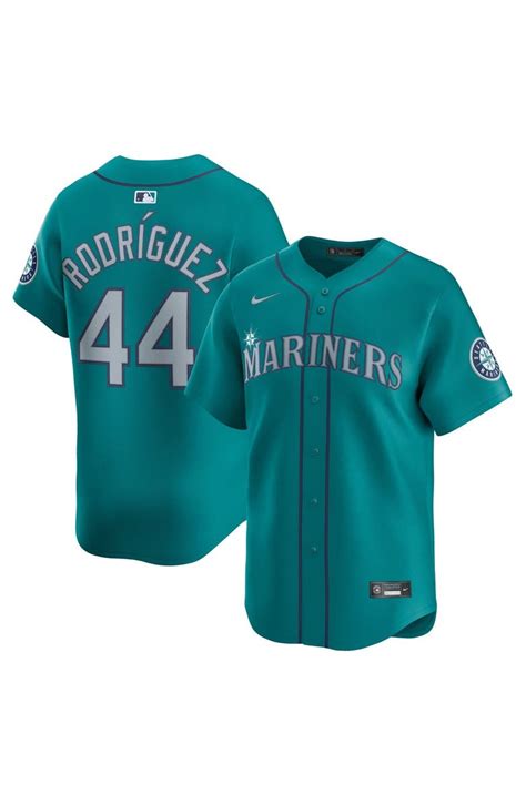 Nike Mens Nike Julio Rodríguez Aqua Seattle Mariners Alternate Limited