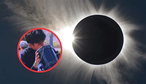 Video Viral Niño Intenta Ver El Eclipse Solar En México Sin