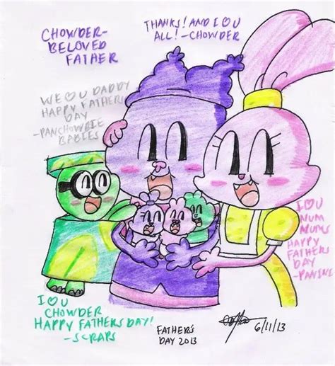 Pin By Kurakura On Chowder Cartoon Happy Fathers Day Chowder Cartoon