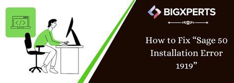 fix sage 50 installation error 1919 odbc configuration issue