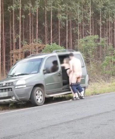 Couple Caught On Highway Thisvid Com