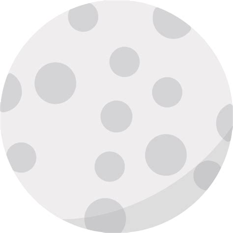 Ícone De Lua Cheia Generic Color Fill