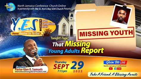 Njc Church Online Yes Youth Evangelistic Series Pastor Glen O
