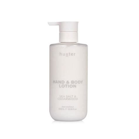 Huxter Hand And Body Lotion 500ml Neutral Sea Salt And Cedarwood