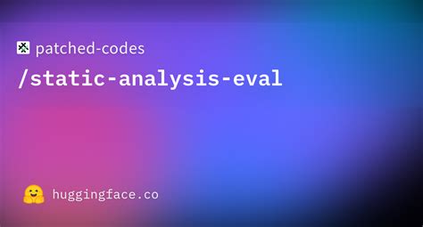 Patched Codes Static Analysis Eval At Main