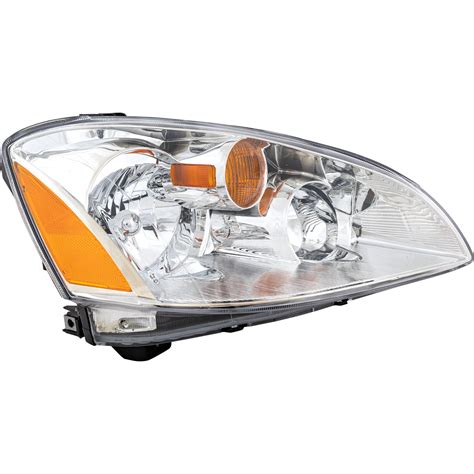 Headlight Compatible With Nissan Altima 02 04 Rh Assembly Halogen