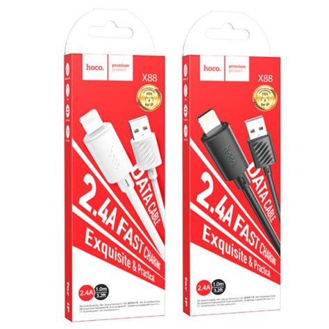 Cáp sạc HOCO X88 1m lightning chính hãng - Linh Kiện Mậu Nguyên