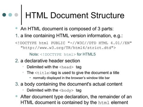 Origins And Evolution Of Html And Xhtml Ppt