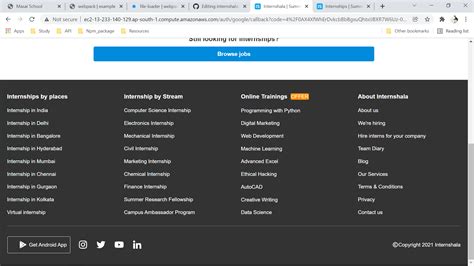 Github Tirthesh Bohrainternshala Clone A Project Based On Cloning The Internshala Website