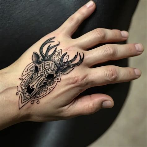 Deer Skull Tattoos Symbolism Significance 80 Designs