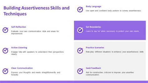 Four Pillars Of Personal Growth Assertiveness Character Ppt Summary At