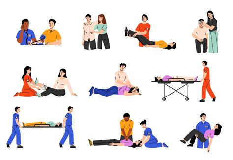 Emergency Help First Medical Aid Cpr Training Doctors Nurses