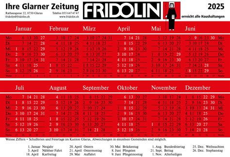 Fridolin Medien Ag Fridolin Kalender Im A5 Format