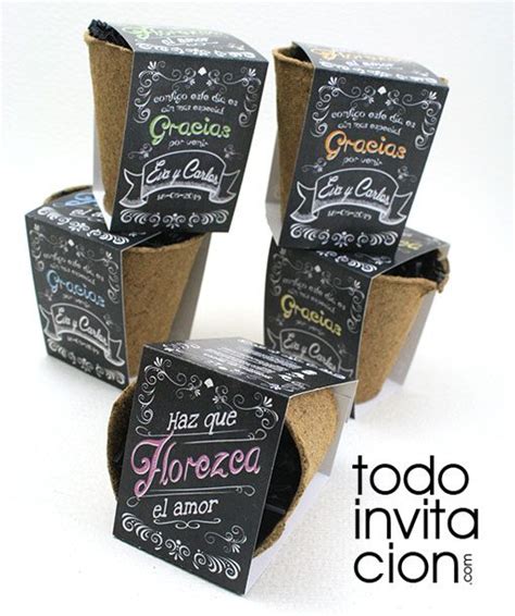KIT DE SEMILLAS DE FLORES BODAS Todoinvitacion Invitaciones Y Detalles Originales