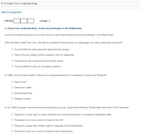 solved 31 3 check your understanding back to assignment