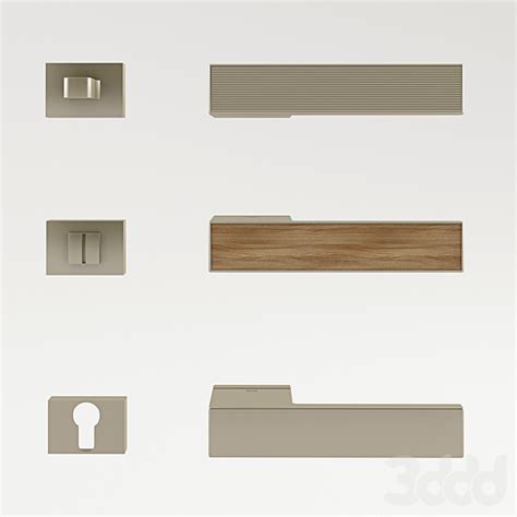 ОМ Дверные ручки коллекция FORME ICON. Италия - Разное - 3D модель
