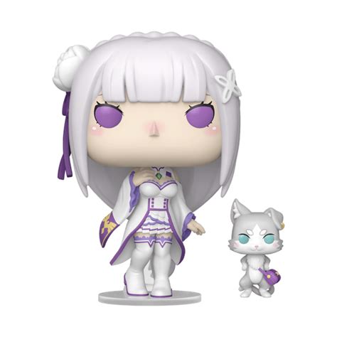 Emilia With Puck 2112 Rezero Starting Life In Another World Funko