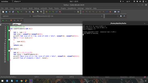 Strange Output Of Array As Function Argument In C Stack Overflow