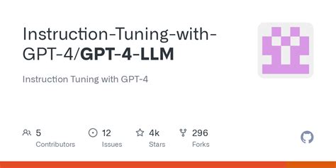 Github Instruction Tuning With Gpt 4gpt 4 Llm Instruction Tuning