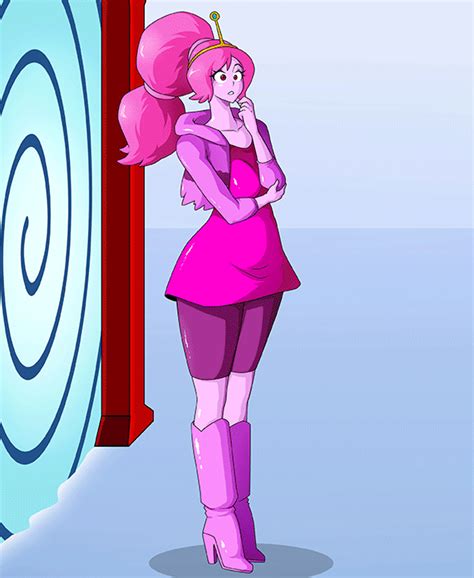 Rule 34 Adventure Time Animated Areolae Blush Boots Breasts Covering