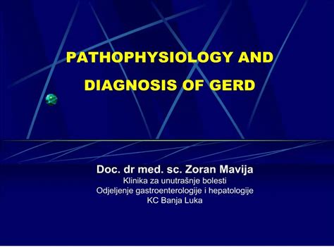Ppt Pathophysiology And Diagnosis Of Gerd Powerpoint Presentation Free Download Id 187728