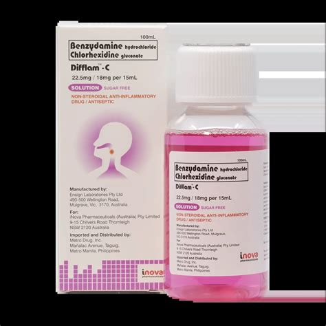 Difflam C 22518mg15ml 100ml Rose Pharmacy Medicine Delivery