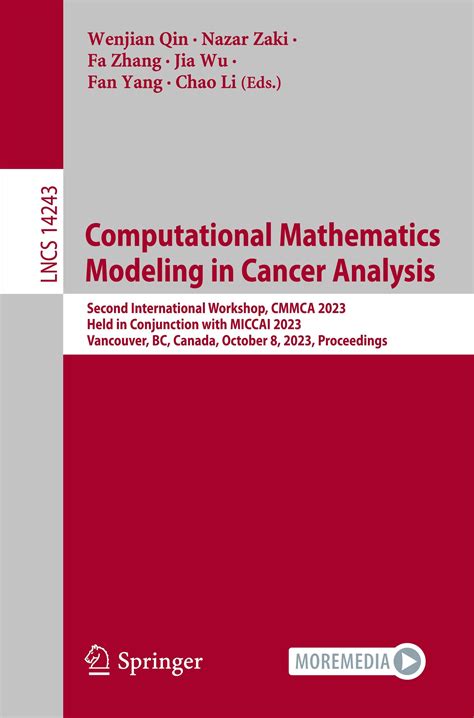 Computational Mathematics Modeling In Cancer Analysis Buch Jpc