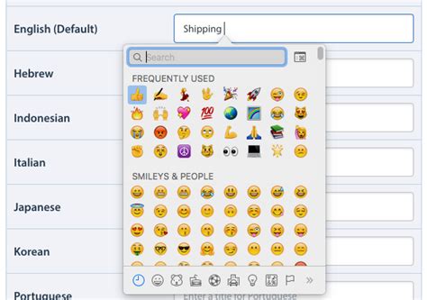 can i use emojis and special characters in faq sections and articles