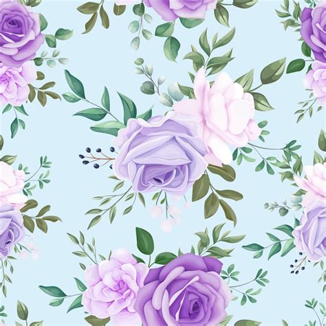 Light Purple Floral Pattern