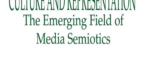 Ruby Press Co Culture And Representation The Emerging Field Of Media