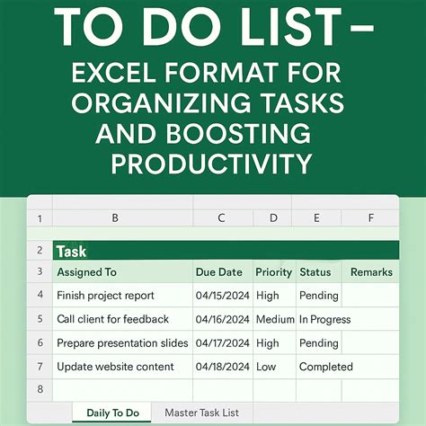 Download [free] Classic To Do List Excel Format