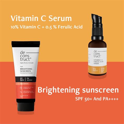 Deconstruct Brightening Protect Duo 10 Vitamin C Face Serum 30 Ml