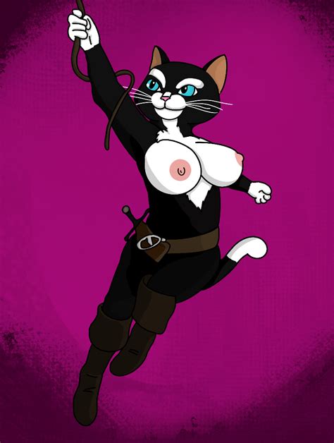 Rule 34 Anthro Belt Boots Breasts Breasts Out Cat Ears Cat Tail