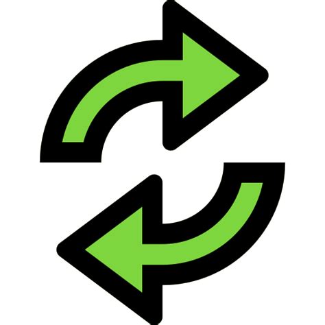 Sync Generic Outline Color Icon