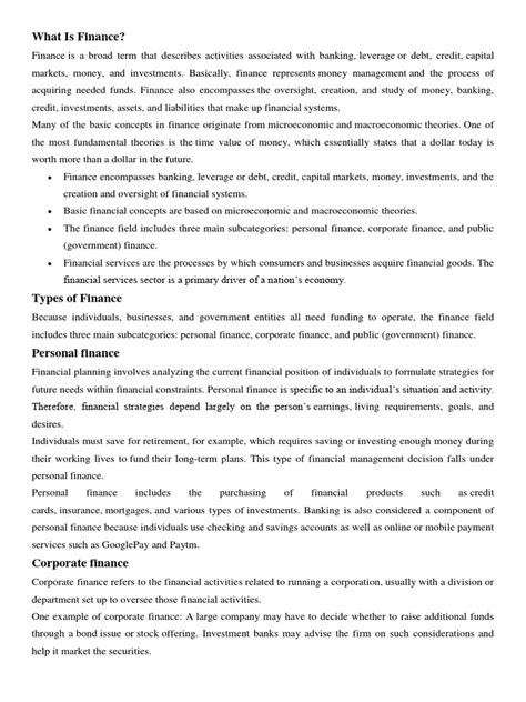 Unit 5 Notes Download Free Pdf Financial Capital Public Finance