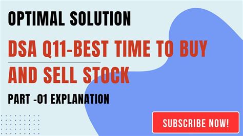 Question 11 Dsa Array Part 1 Best Time To Buy And Sell Stock Youtube