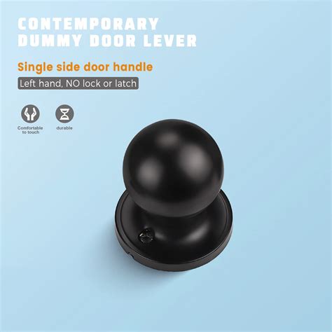 8 Pack One Sided Dummy Door Knob Non Turning Handle For