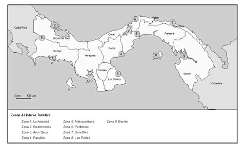 Zonas De InterÉs TurÍstico De PanamÁ Download Scientific Diagram