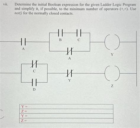 solved determine the initial boolean expression for the