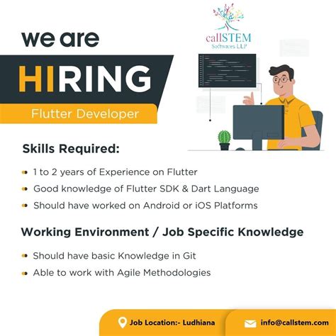 Callstem Flutter Developer Jobs Hiring Ersandeep Singh Sidhu