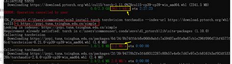 pip3 install torch torchvision torchaudio下载安装很慢-CSDN博客